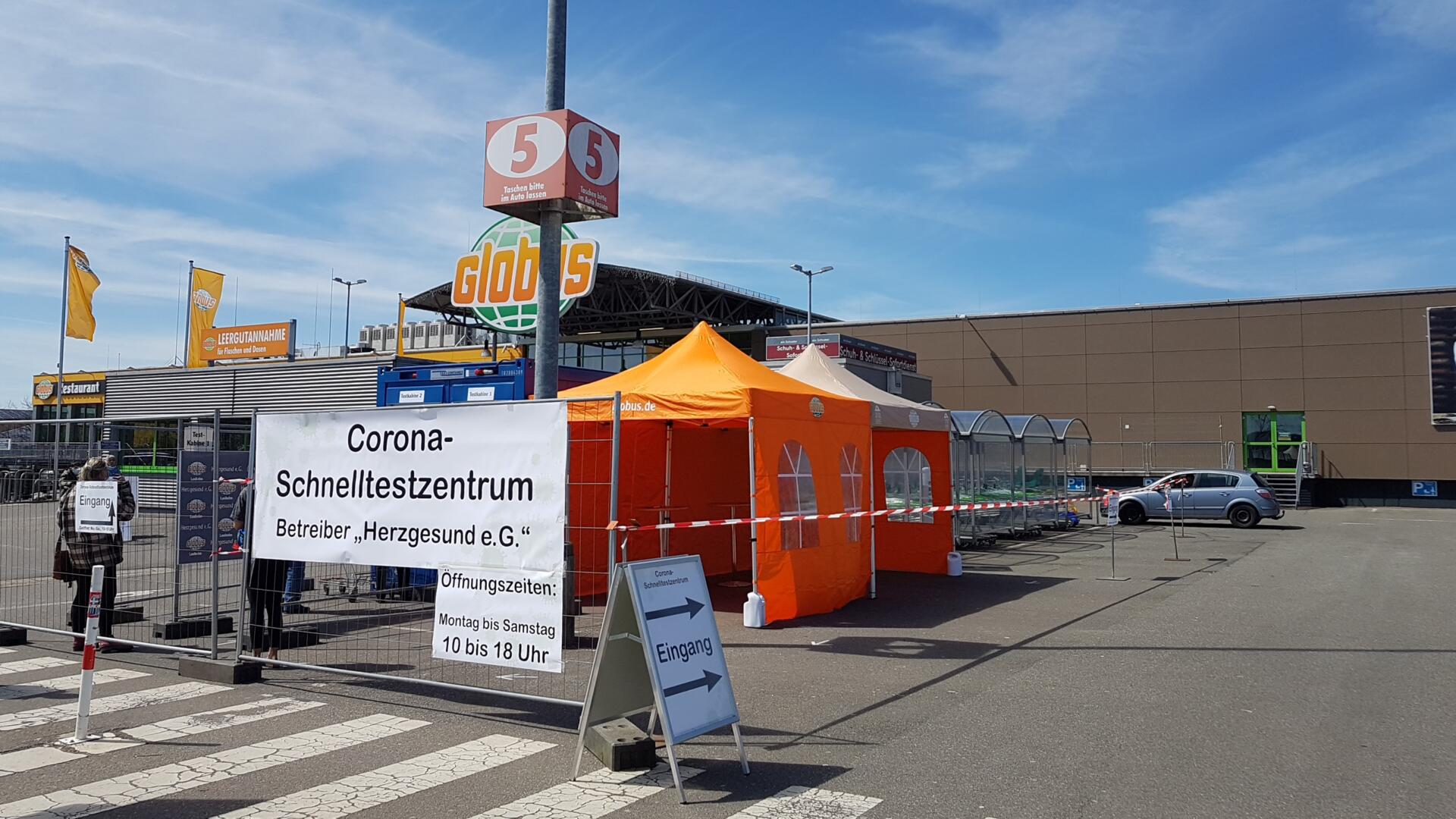 Auch im Globus Losheim gibt es jetzt eine Testmöglichkeit - CityRadio ...